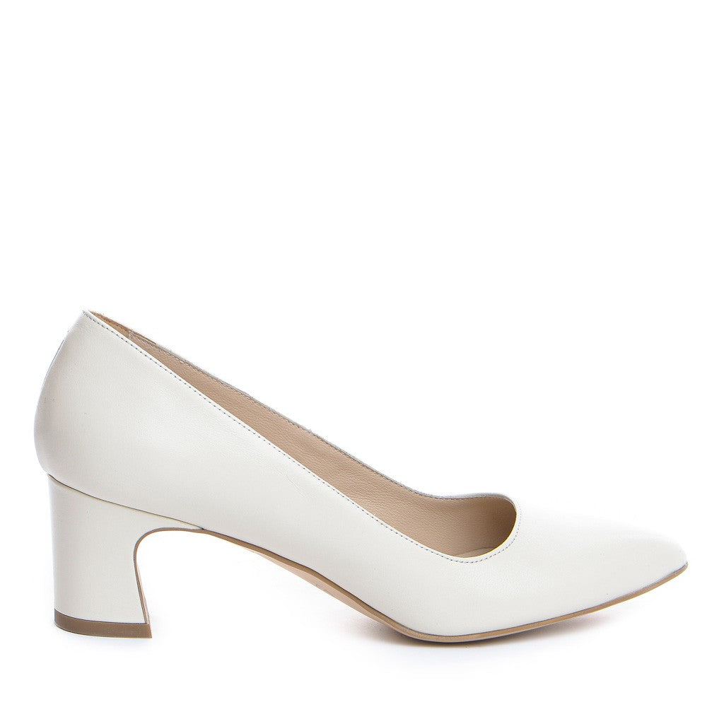 Pantofi dama Guban model 3584 nappa crem