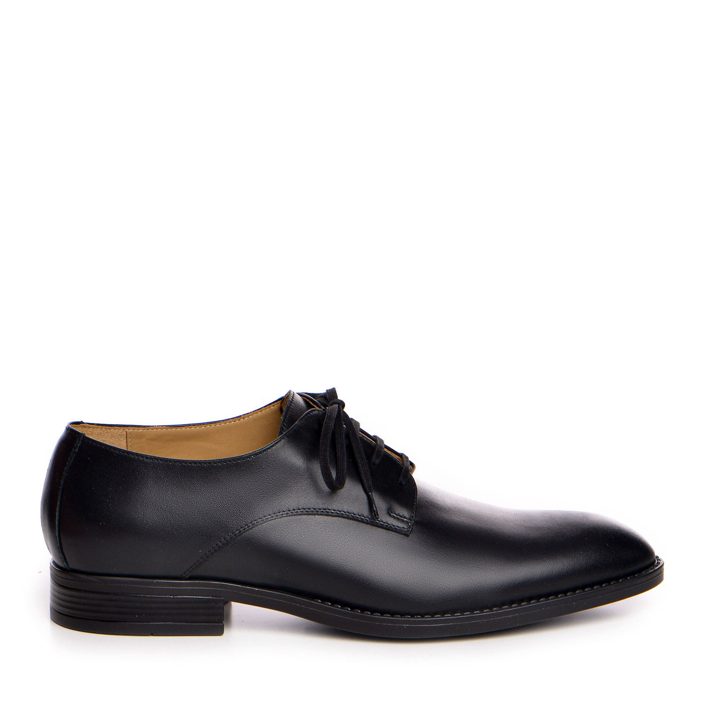Pantofi Bărbați Guban 001 Box Negru - Piele Naturală