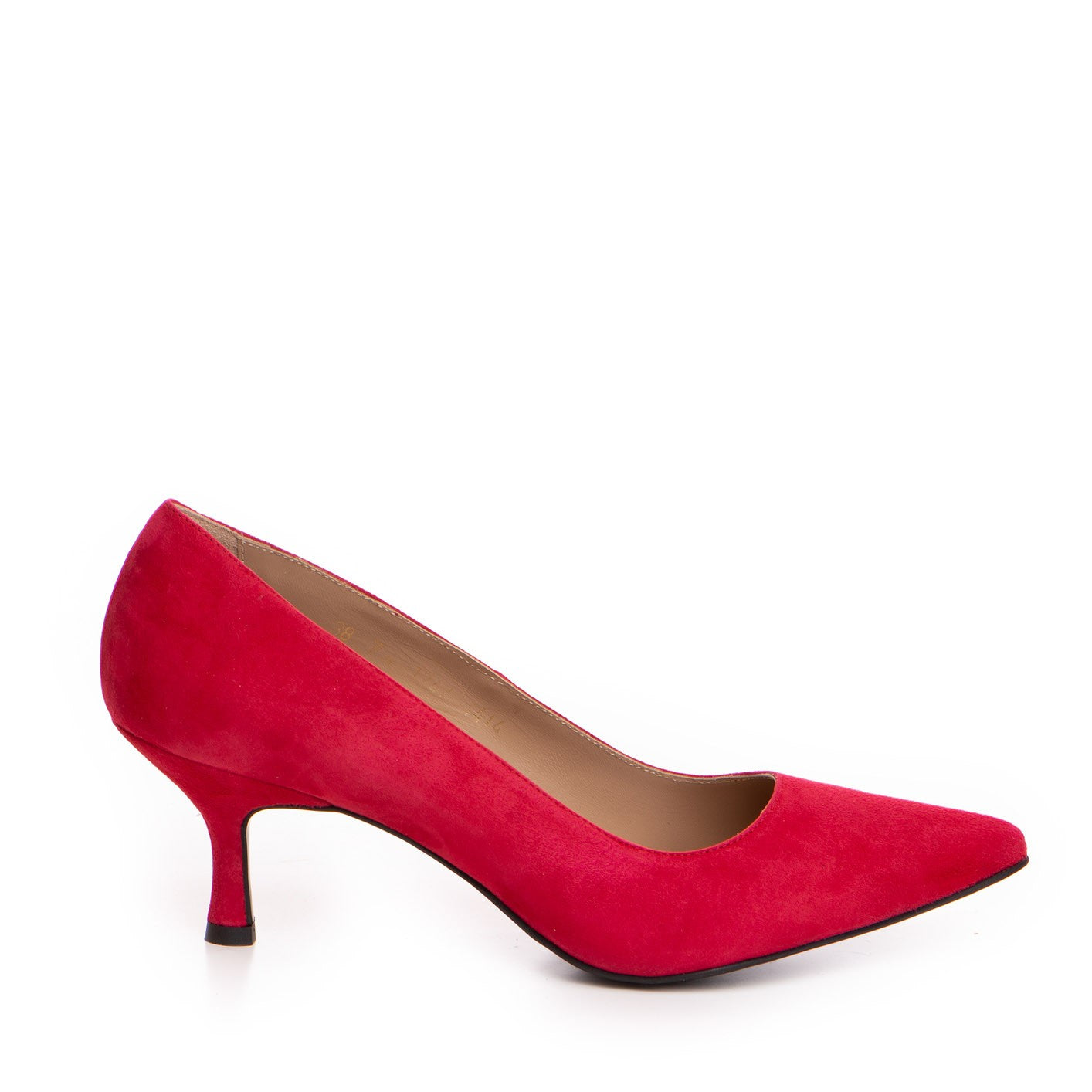 Pantofi Escarpin Guban Magenta - Piele Velur