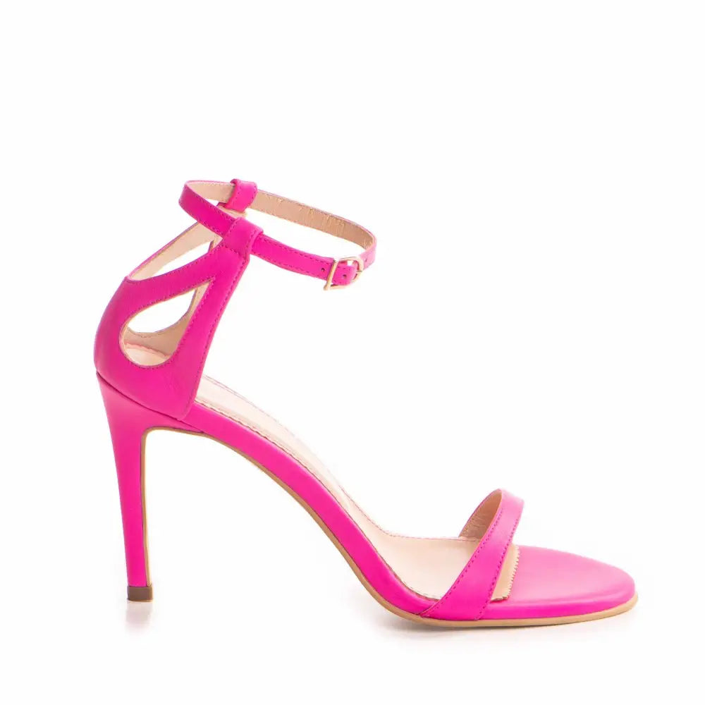 Sandale dama Guban model 1439 nappa fuxia